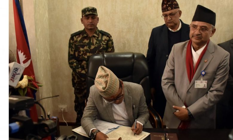 DPM Lingden assumes office, forms three-member taskforce – Public Service Broadcasting, Radio Nepal