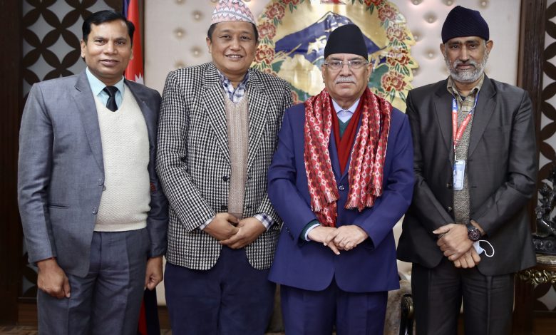 RSS team calls on Prime Minister Dahal – Public Service Broadcasting ...