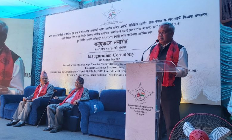 Indian govt’s support in reconstruction of Nepal’s heritages ...