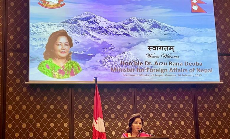 Foreign Minister asks for votes for Nepal to UN Human Rights Council ...