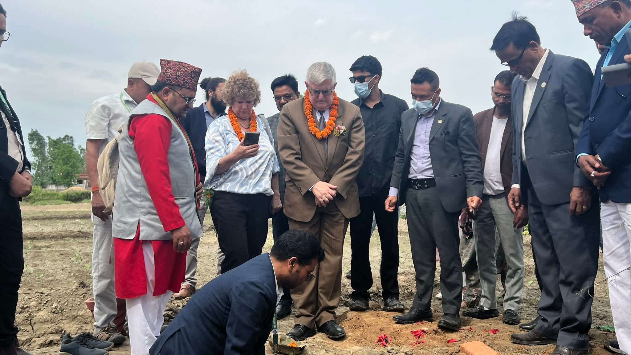 Memorial foundation stone laid in Tikapur for 11 Nepali students killed ...